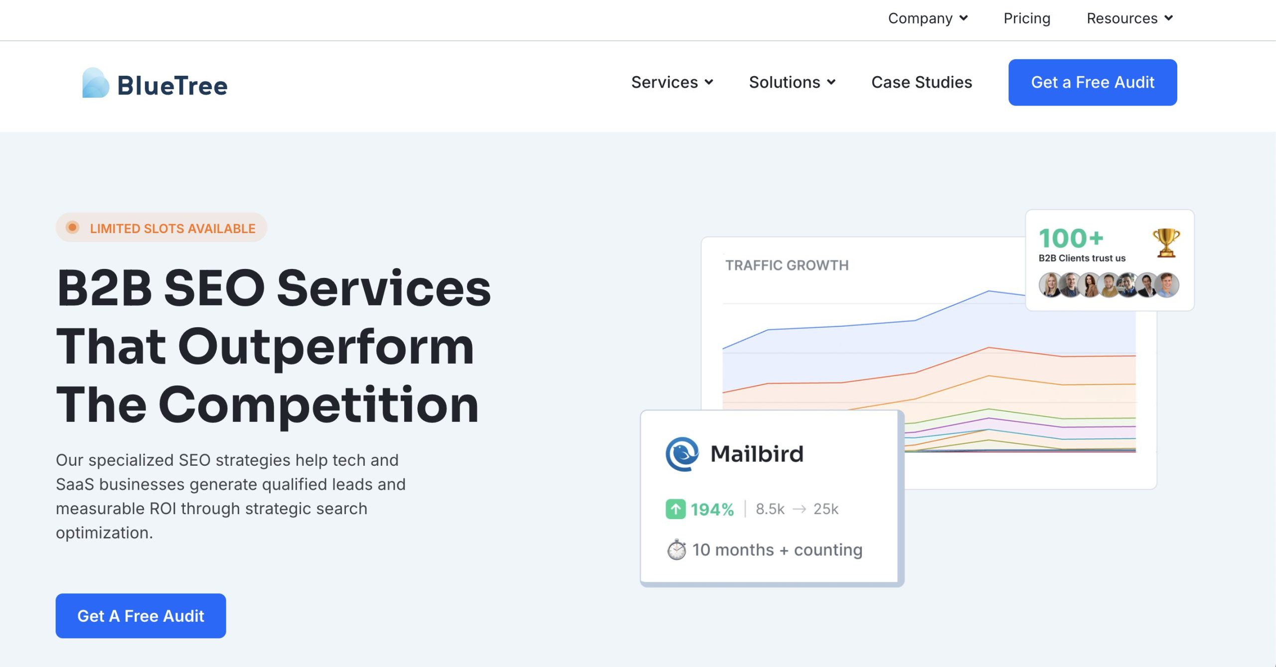 B2B SEO Services - BlueTree Digital